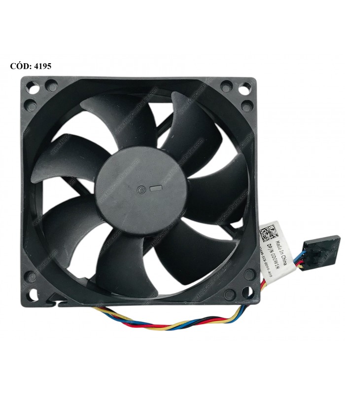 VENTI. DELL OPTIPLEX 390 790 990 7010 9010 SFF PRECISION T1600 T1700 SERIES 12V 5PIN 0DW014 ORIG.