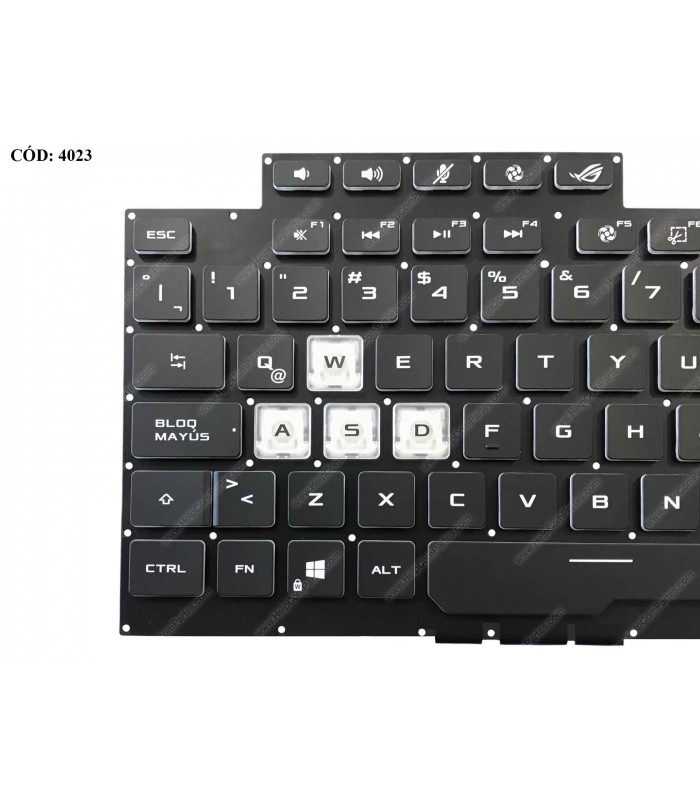 TECLADO ASUS ROG Strix G512 G512L G512LU G512LI G512LV G512LW G531G ...