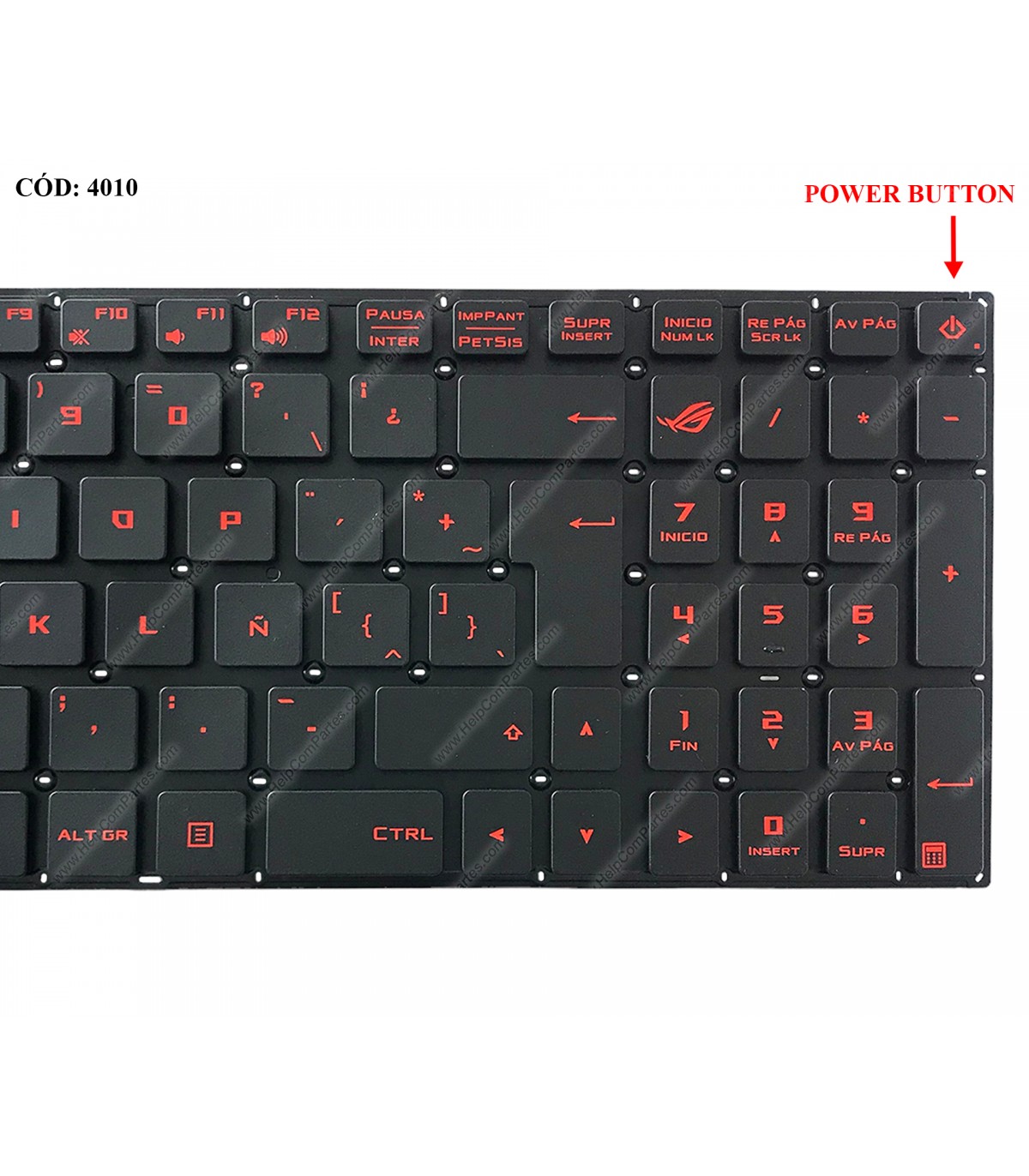 TECLADO HP G6-2000 G6-2100 G6-2200 G6-2300 G6T-2000 G6T-2100 G6T-2200 G6T-2300 SERIES 681800-071 ...