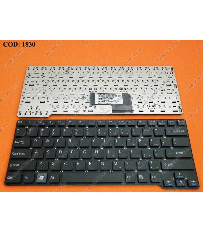 TECLADO SONY VAIO VGN-CW VPC-CW CW13FX CW14FX CW152C SERIES SIN MARCO ...
