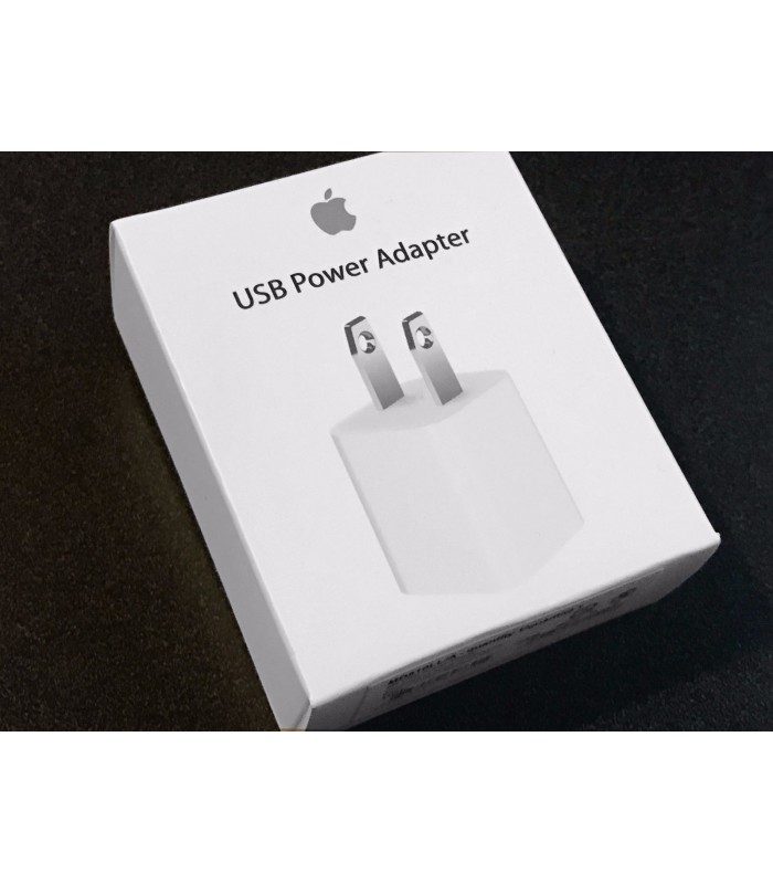 ADAPTADOR ENERGIA APPLE 5W USB IPOD/IPHONE/IPAD 5/6/7 /MD810LL/A