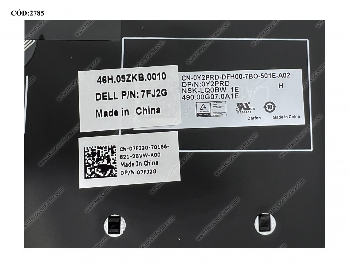 TECLADO DELL INSP. 14-3000 3442 3443 5447 5442 5445 7447/ LATITUDE 3450 ...