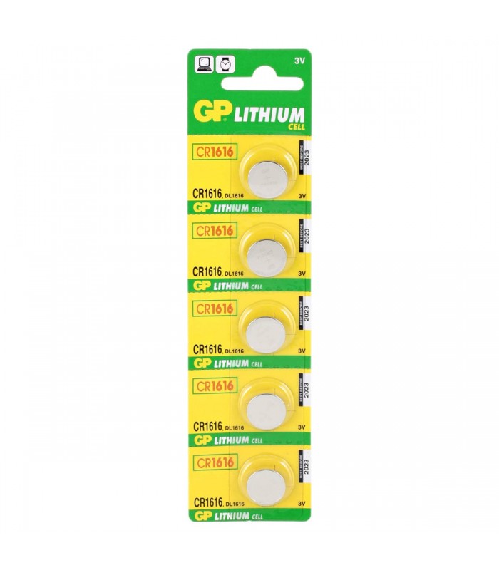 PILA GP CR1616 3V LITHIUM PARA CALCULADORA BL/5